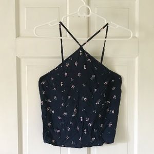 Garage | Tops | Garage Flower Halter | Poshmark